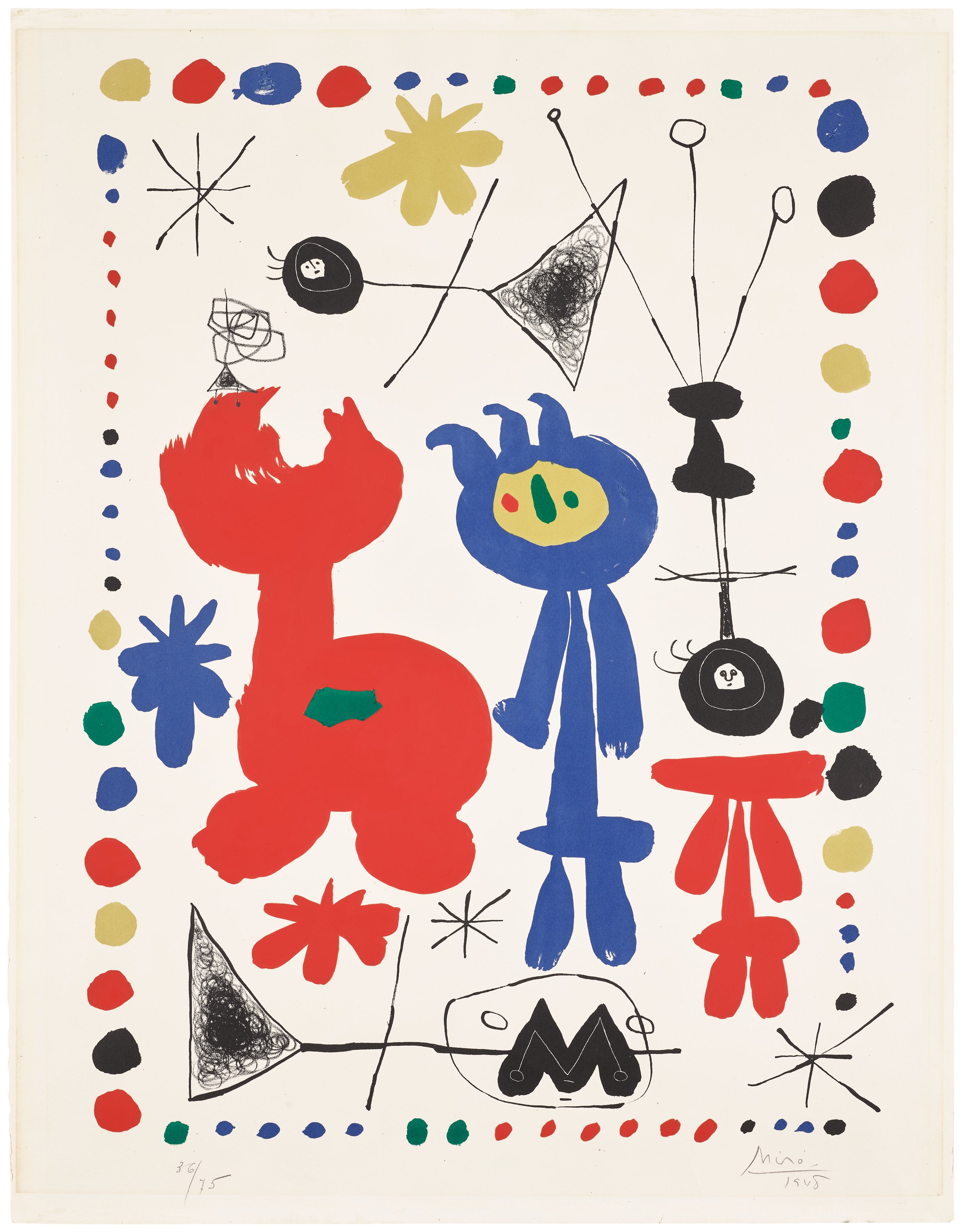 Joan Miró MODERNISM: Editions & Works on Paper